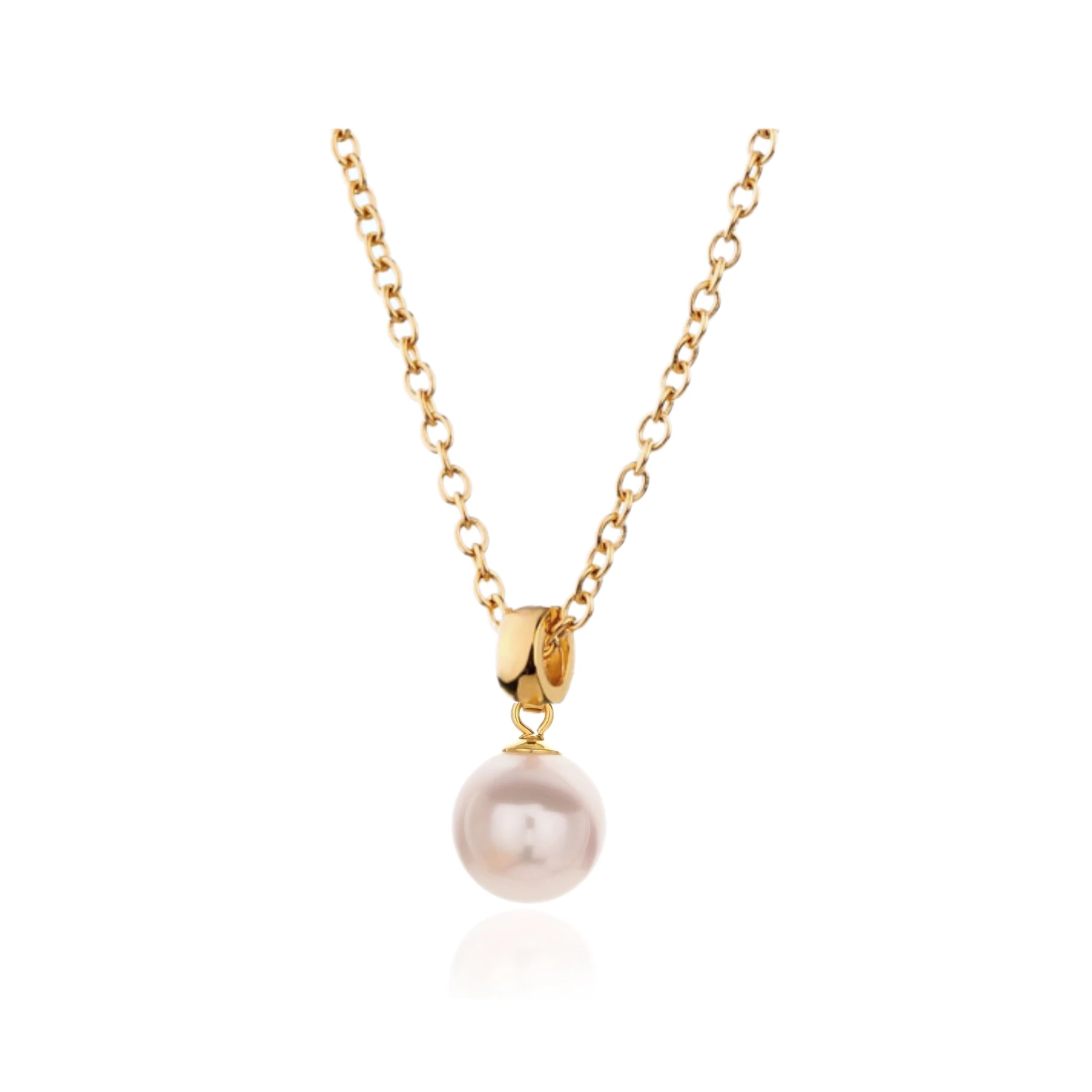 Tek İncili Kolye - mutlumikrop.com