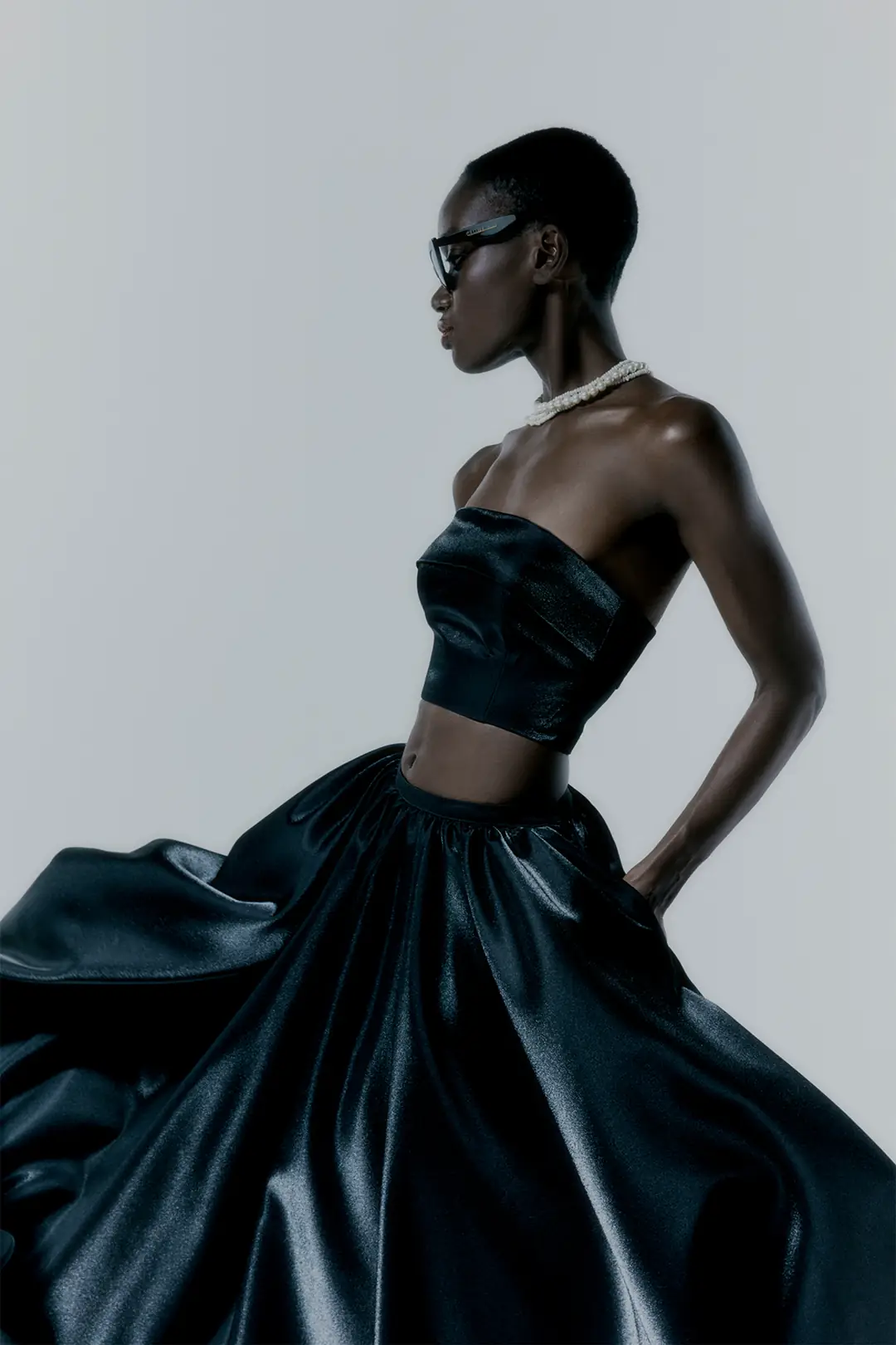 The Carrie midnight black suit