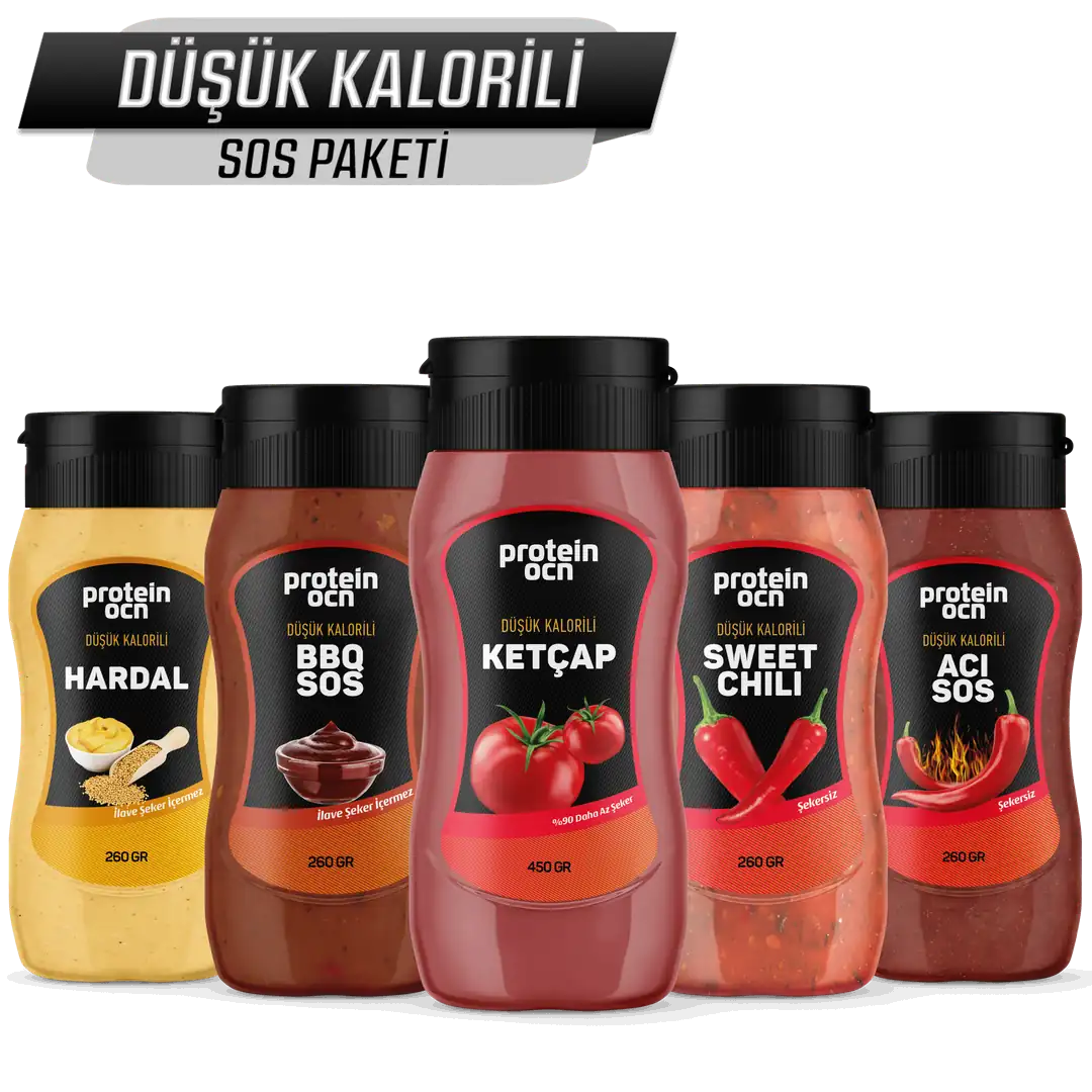 Düşük Kalorili Sos Paketi - Düşük Kalorili Sos Paketi 5 farklı sos ile ...