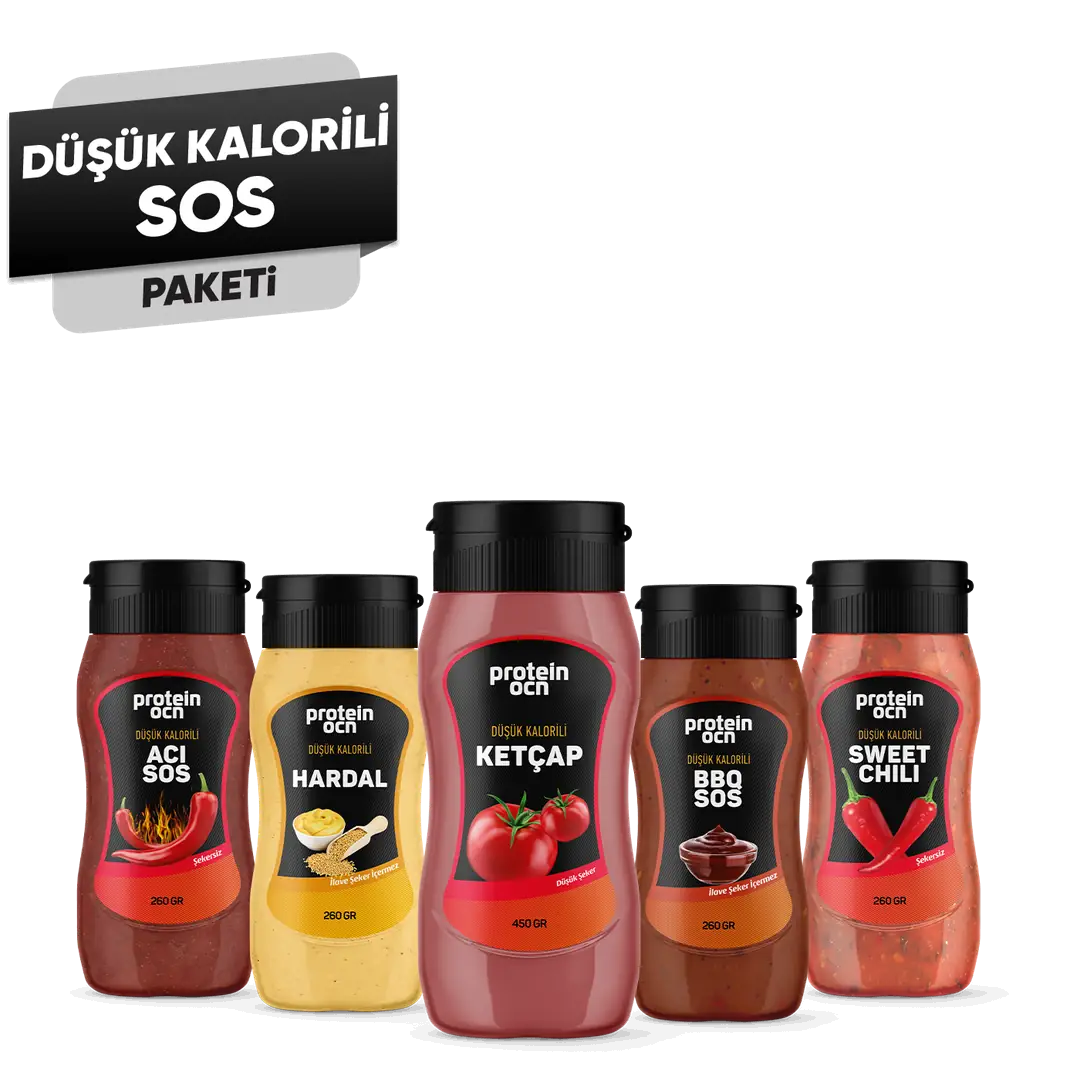 Düşük Kalorili Sos Paketi - Düşük Kalorili Sos Paketi 5 farklı sos ile ...
