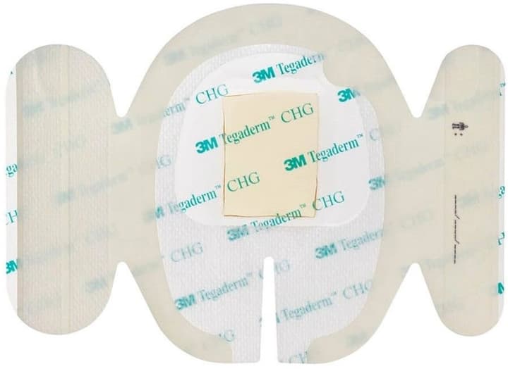 Tegaderm CHG Chlorhexidine Gluconate I.V. Clear Film Stabilizer (8.5 cm ...