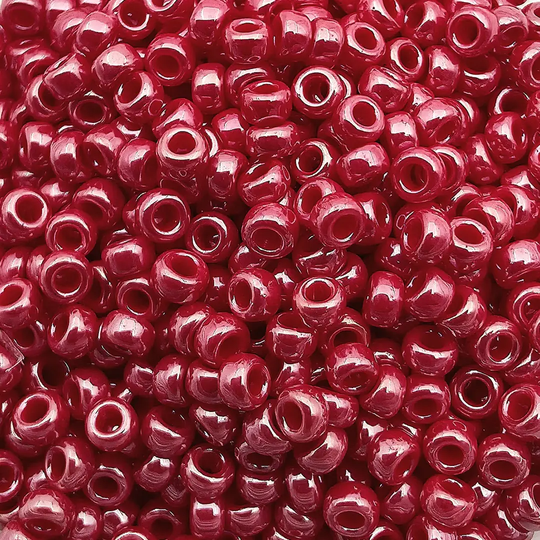 Miyuki Kum Boncuk (Miyuki Round) 11/0- RB0438 Opaque Dark Red Luster ...