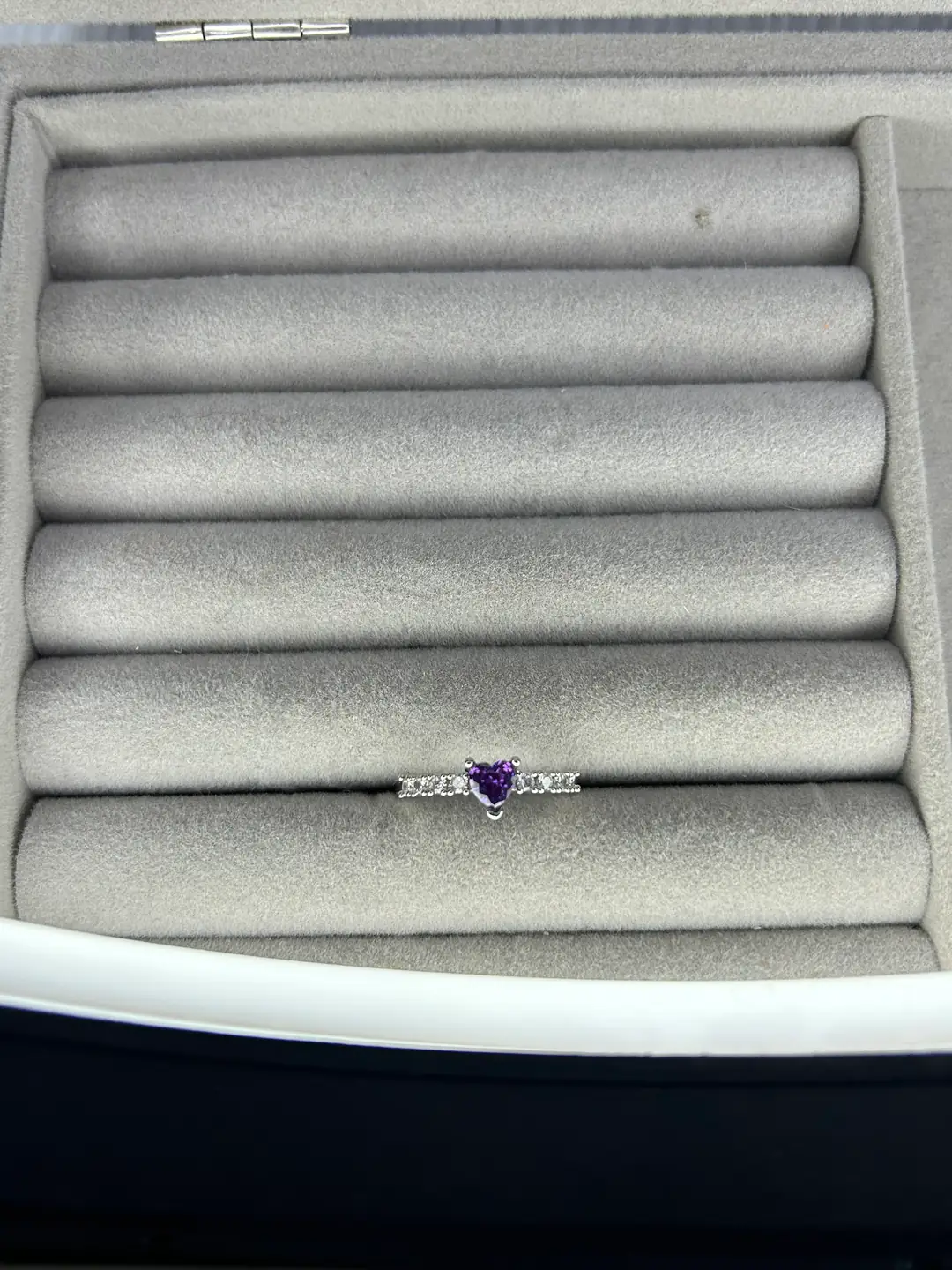 Zirkon Mor Kalp Yüzük