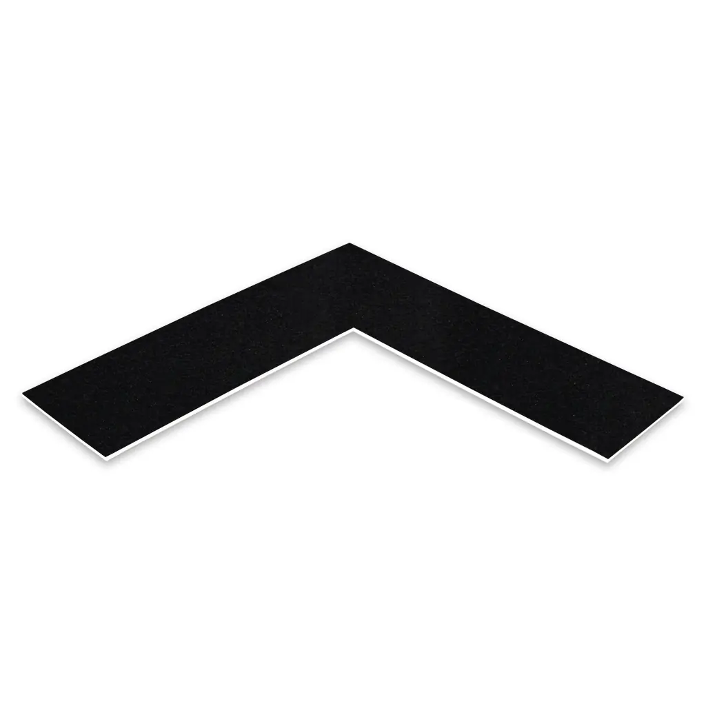 NS Series Black Suede Mountboard – Elegant 1.2 mm White Core Matboard