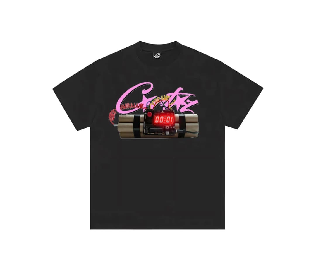 Corteiz No Time 4 Luv Tee Black
