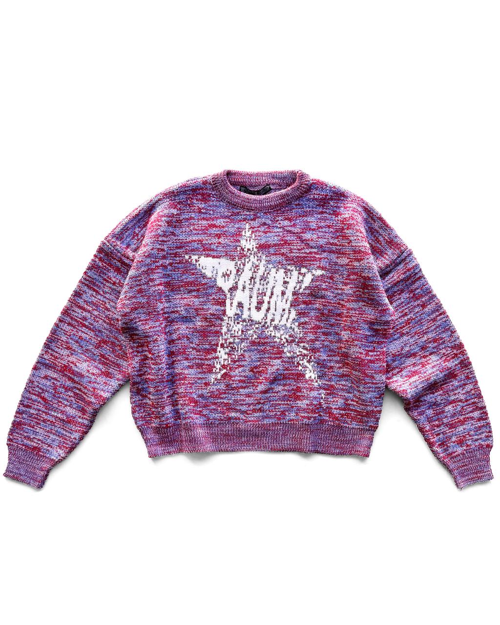 Blue-Cherry Trauma Star Knit