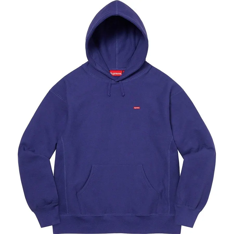 Supreme Small Box-Logo hooded Sweatshirt (SS22) Purple