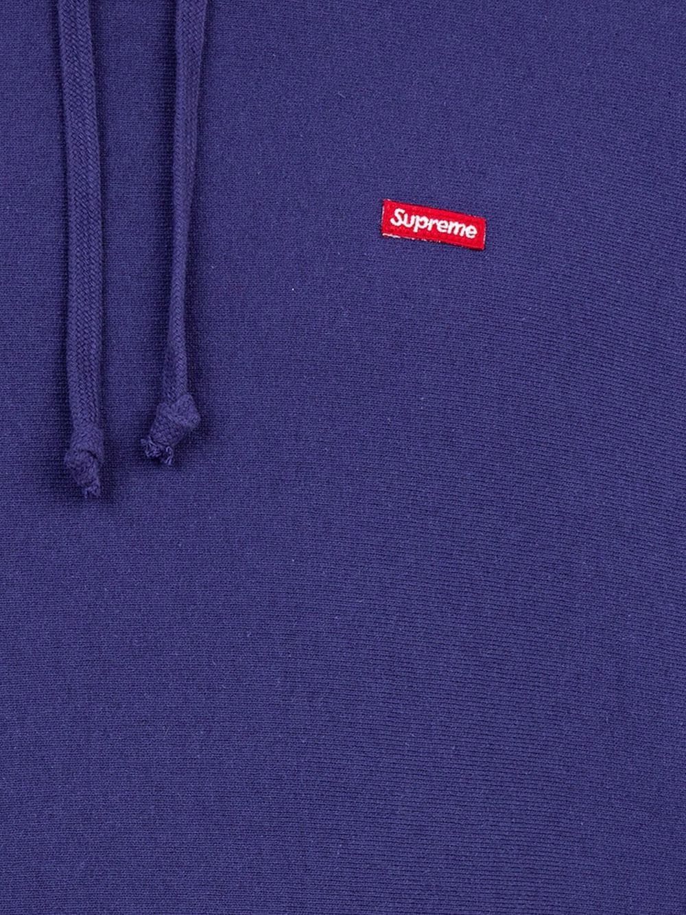 Supreme Small Box-Logo hooded Sweatshirt (SS22) Purple