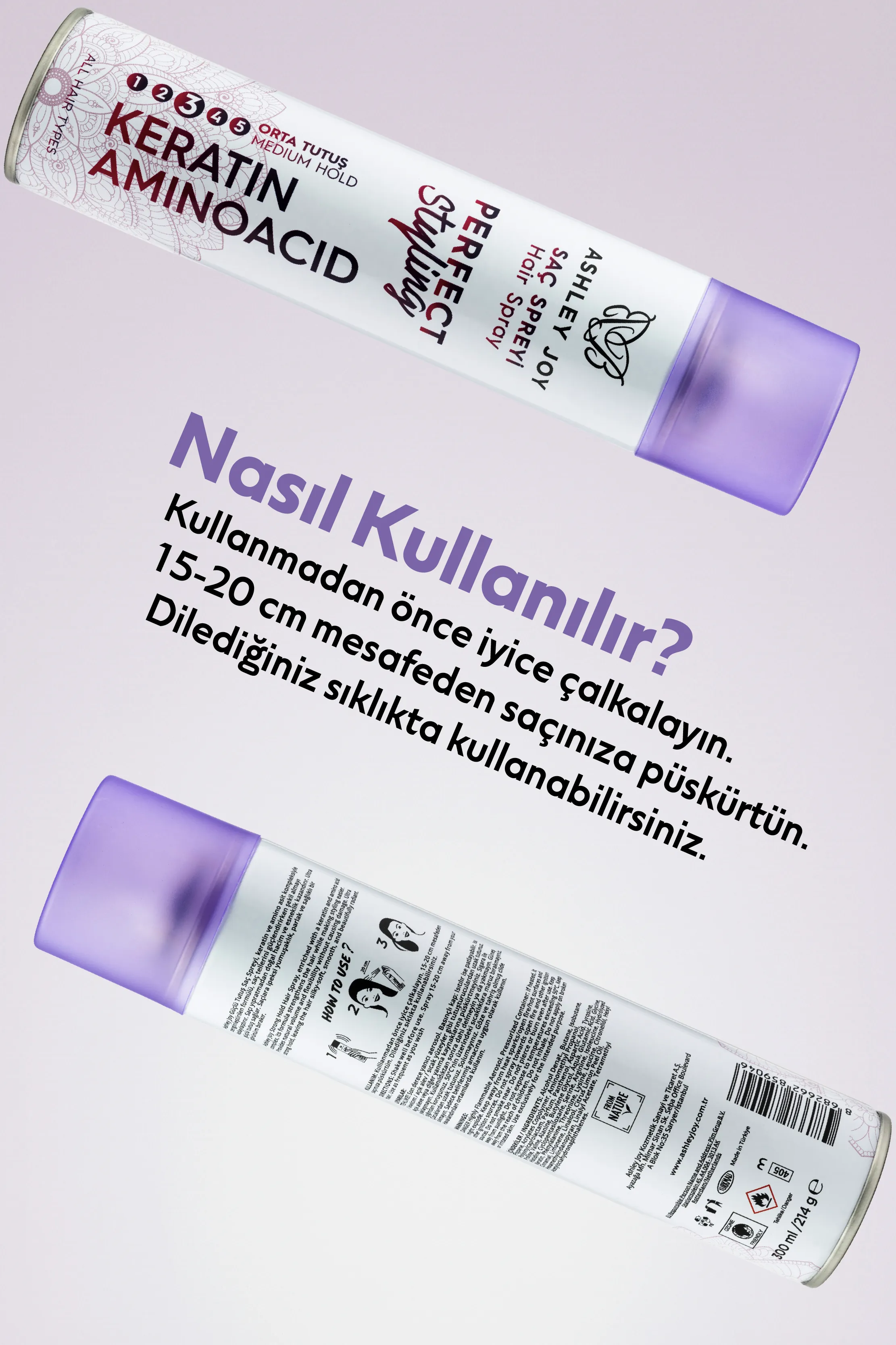 Saç Spreyi Orta Tutuşlu