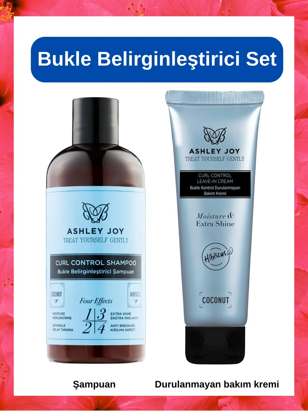 Bukle Kontrol Şampuan ve Durulanmayan Bakım Kremi