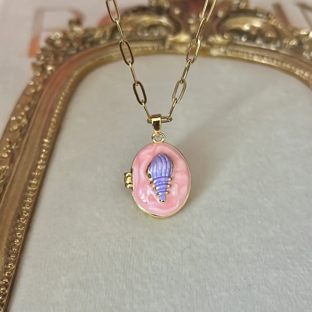 Çelik | Ariel Locket Anı Kolyesi | Bonte Jewelry