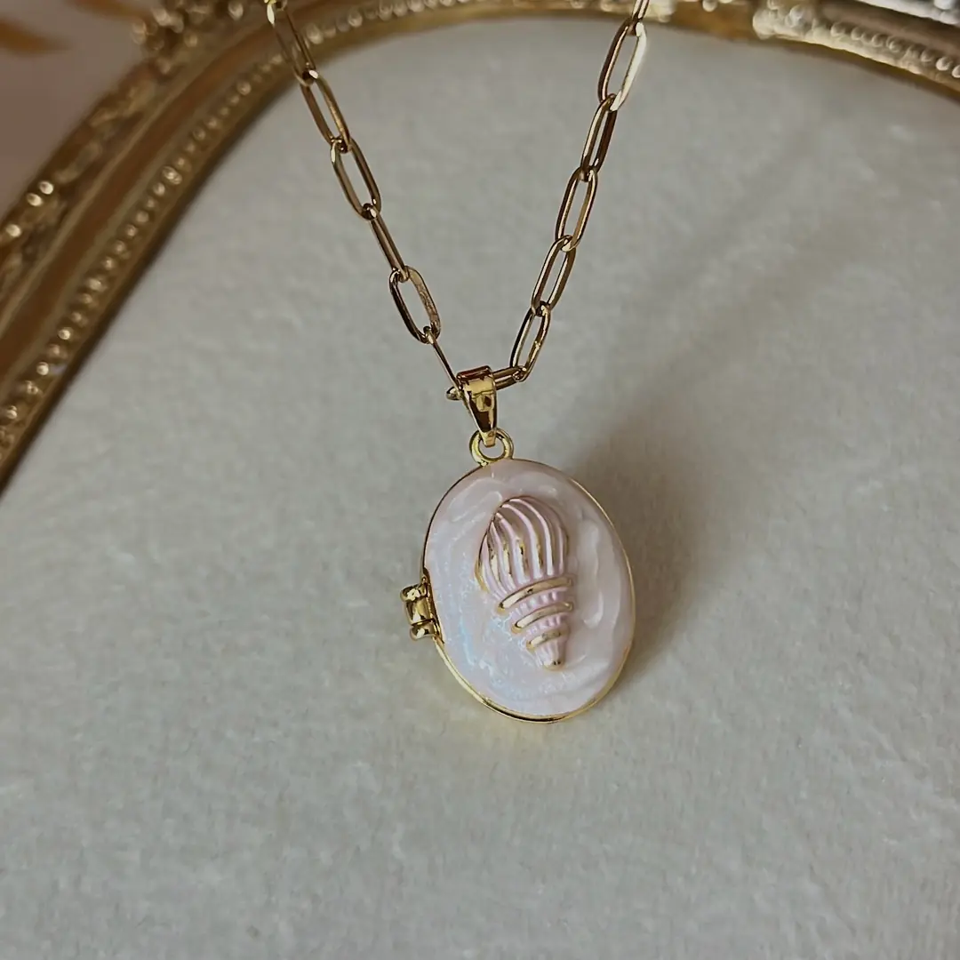 Çelik | Ariel Locket Anı Kolyesi | Bonte Jewelry