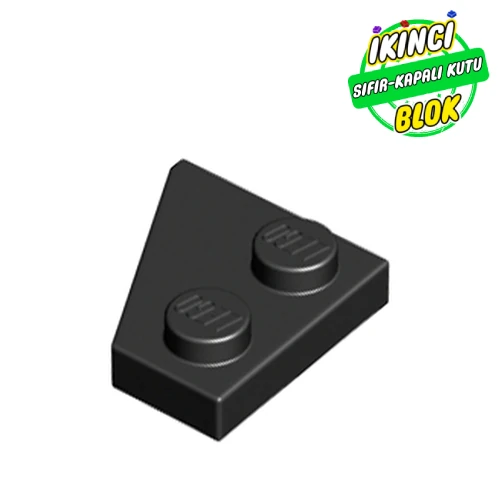 LEGO® 6141556 24307-11 Wedge Plate 2 x 2 Right LEGO Plates Angled Siyah ...