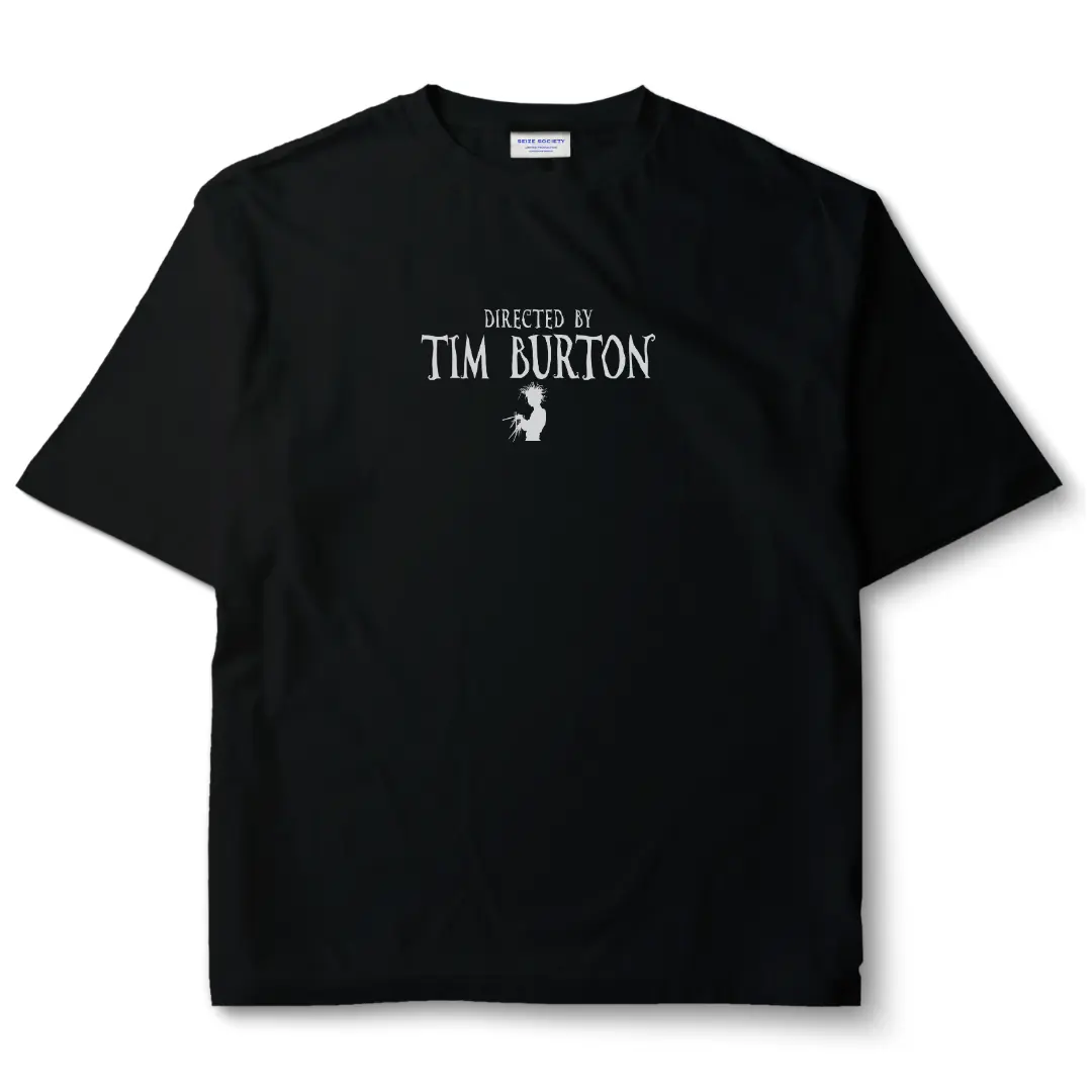 Tim Burton Siyah Tişört - Seize Society