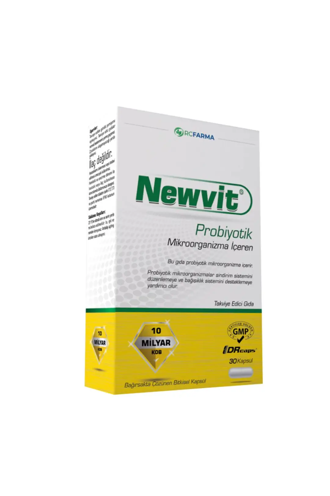 RC Farma Newvit Probiyotik 30 Kapsül