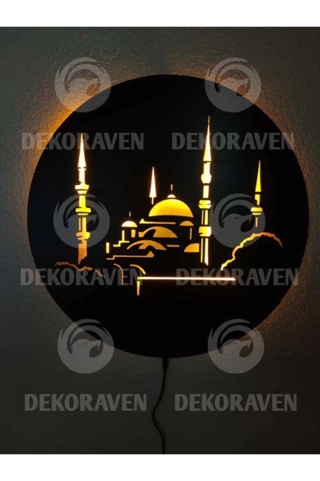 Camii Led Işıklı Tablo