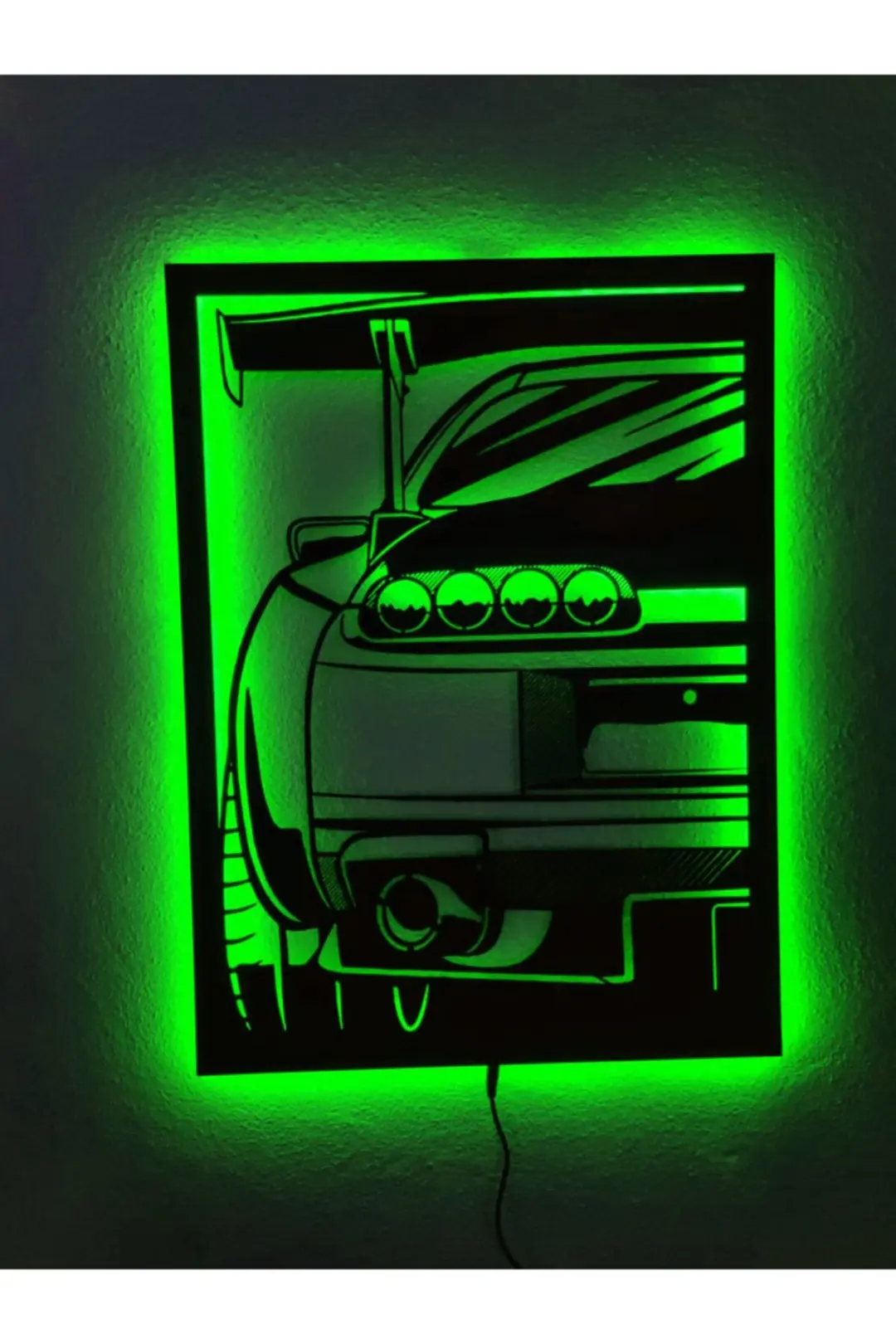 Supra Led Işıklı Ahşap Tablo