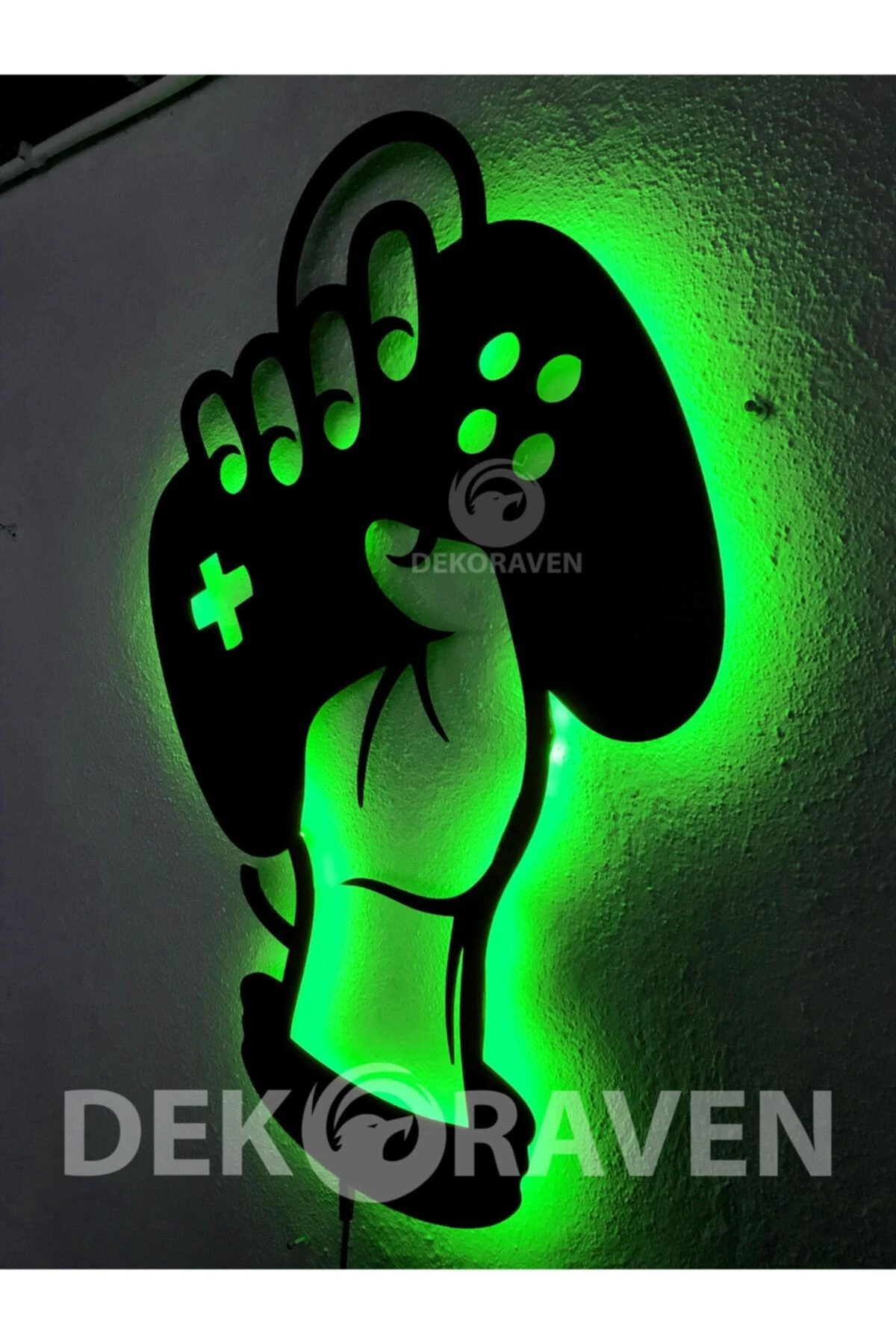Game Pad Led Işıklı Tablo