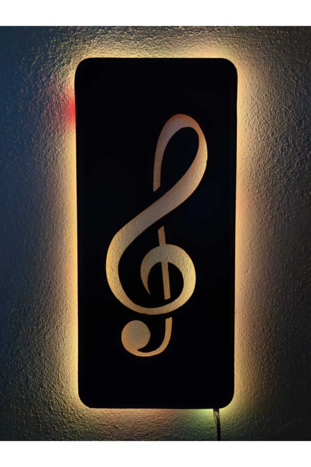 Sol Anahtar Led Işıklı Tablo