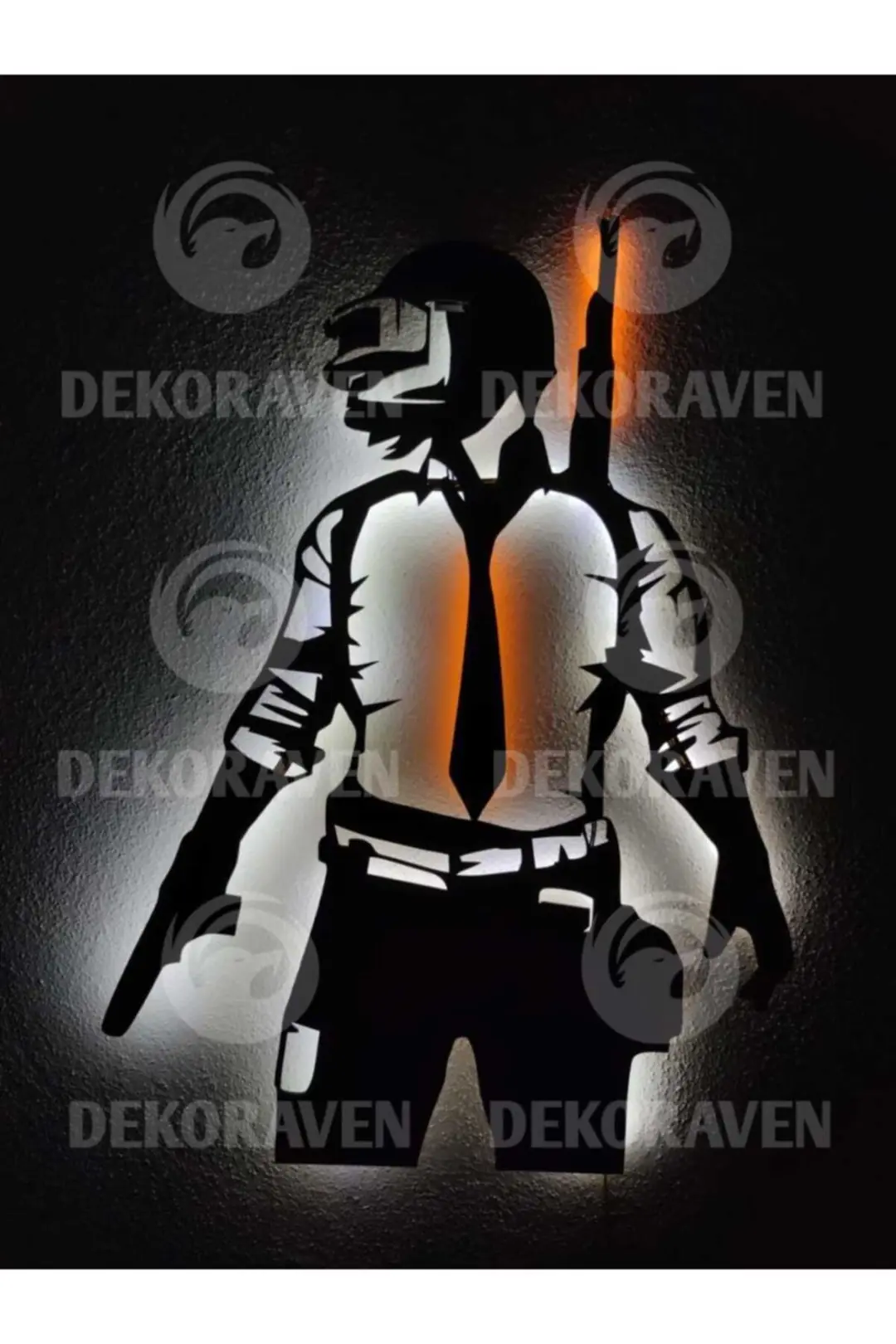 Pubg Led Işıklı Tablo