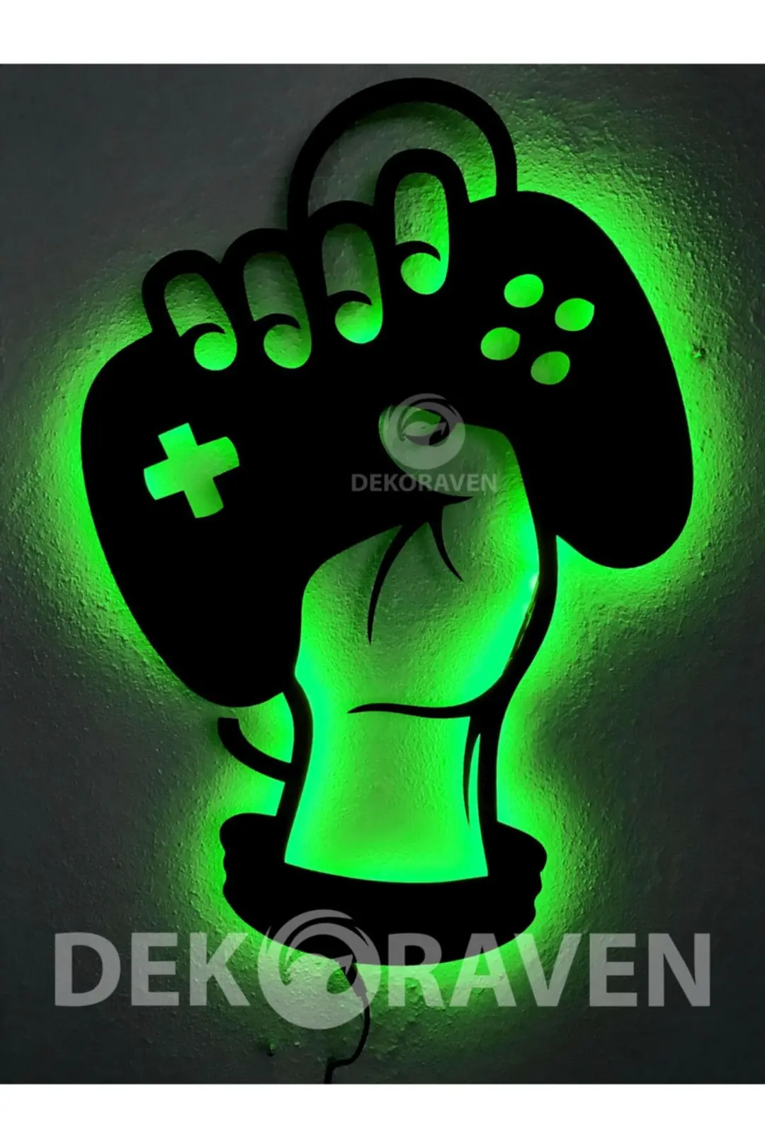 Game Pad Led Işıklı Tablo