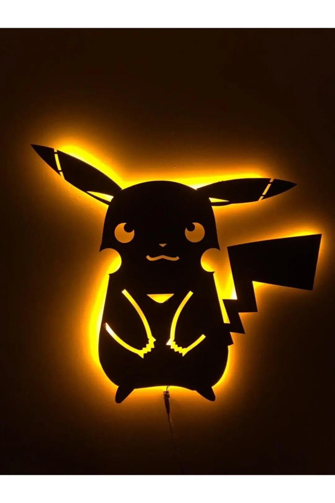 Pikachu Led Işıklı Tablo