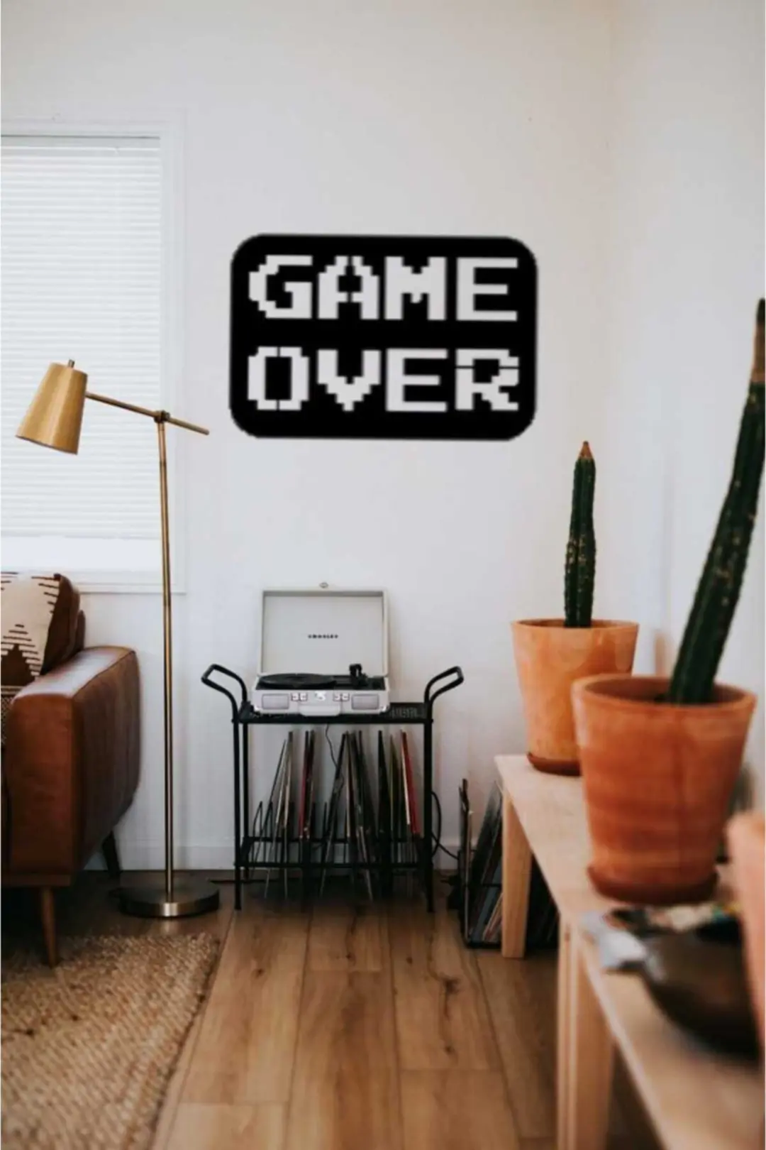 Game Over Dekoratif Tablo