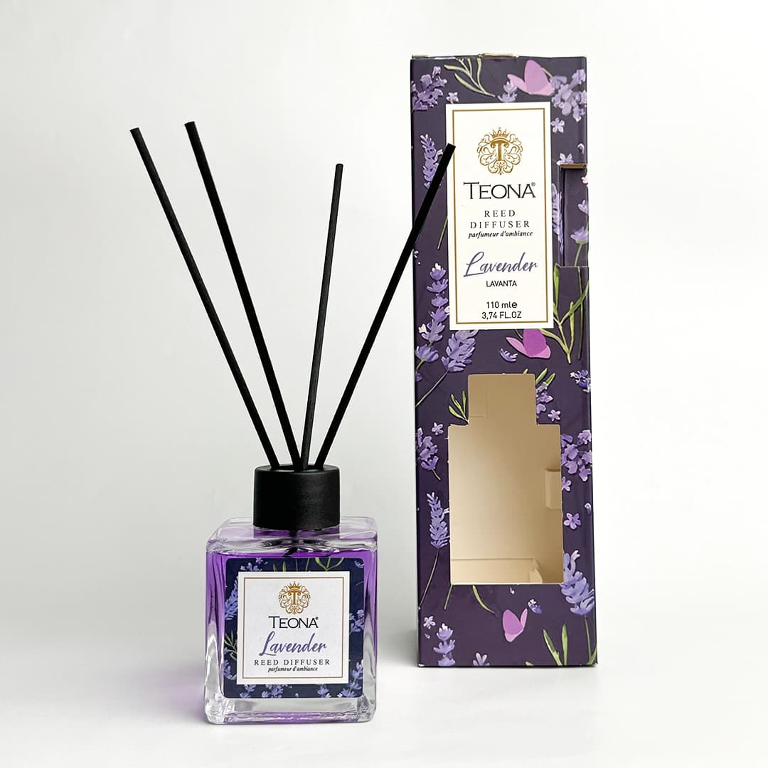 Lavanta Bambu Çubuklu Oda Kokusu 110ml - Teona Parfüm