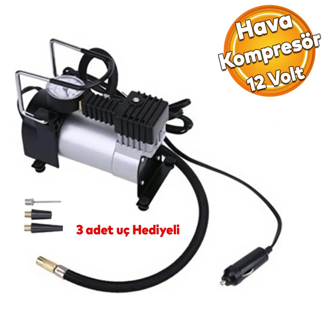 Araba Araç Otomobil Oto Bisiklet Teker Lastik Top Şişirme Metal Hava ...