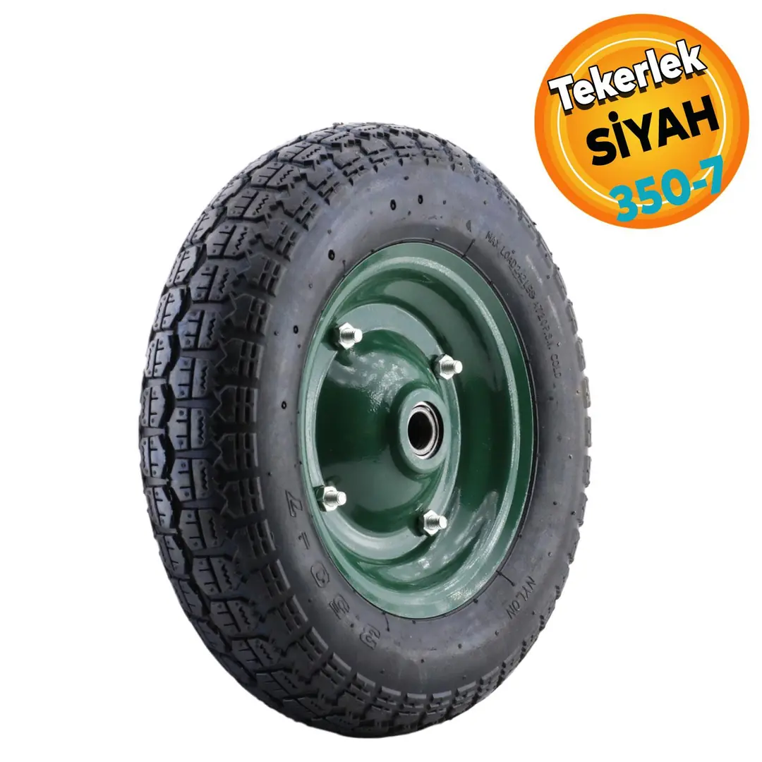 MGM El Araba Arabası Tekeri Tekerleği Havalı Bilyalı Yeşil Jant ...