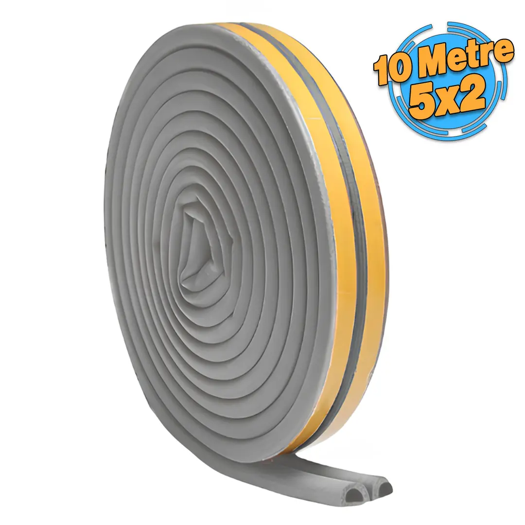 Kapı Pencere Bandı Fitili Yapışkanlı Soğuk Izolasyon Bant 5X2=10 Metre ...