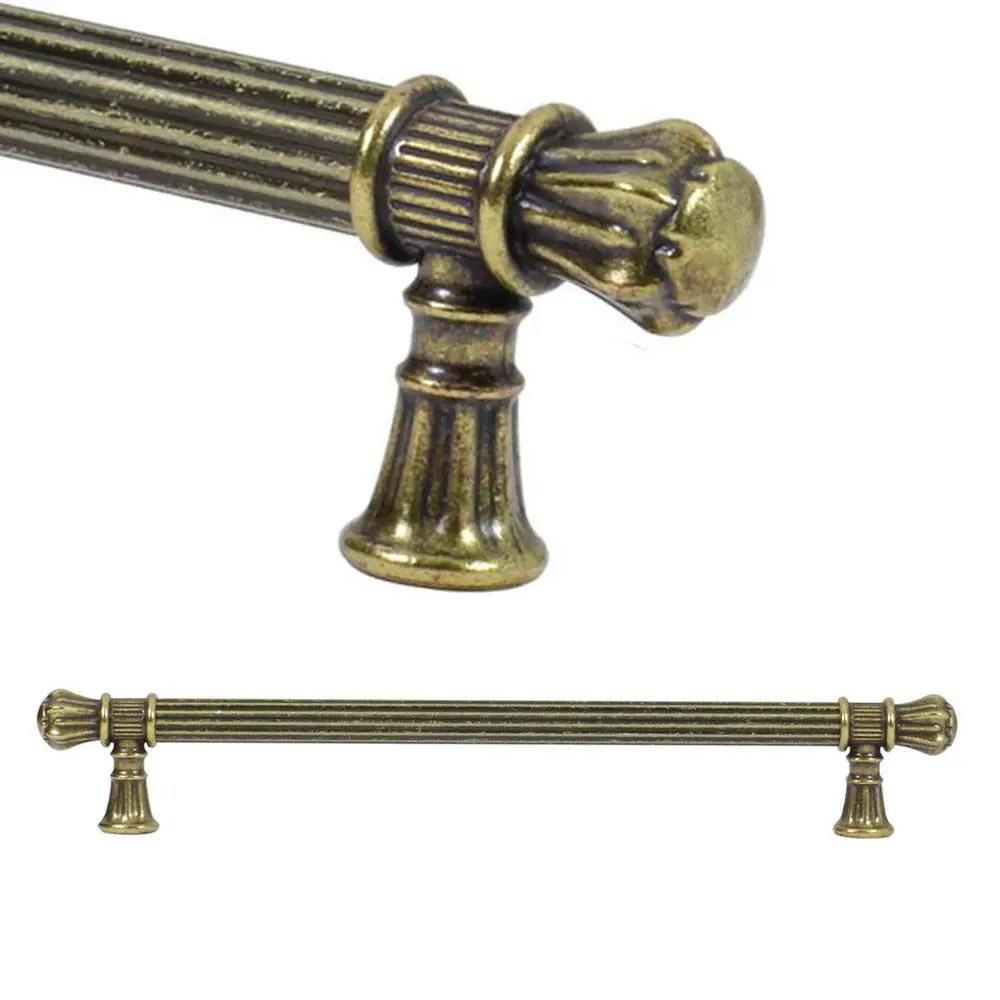 Akbatı 160 mm Rustik Metal (Eskitme Antik SARI) Mobilya Mutfak Çekmece ...