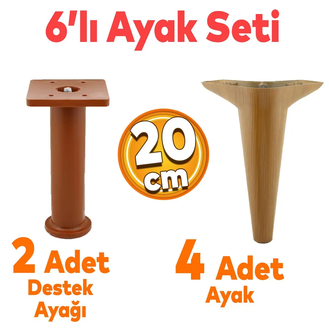 Aspen 6'lı Set Mobilya Tv Ünitesi Koltuk Kanepe Konsol Destek Ayağı ...