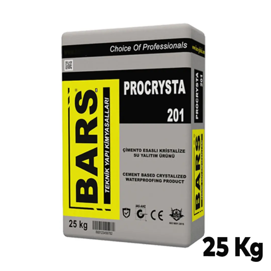 Bars 201 Procrysta 25 Kg Çimento Esaslı Polimer Emülsiyon Takviyeli ...