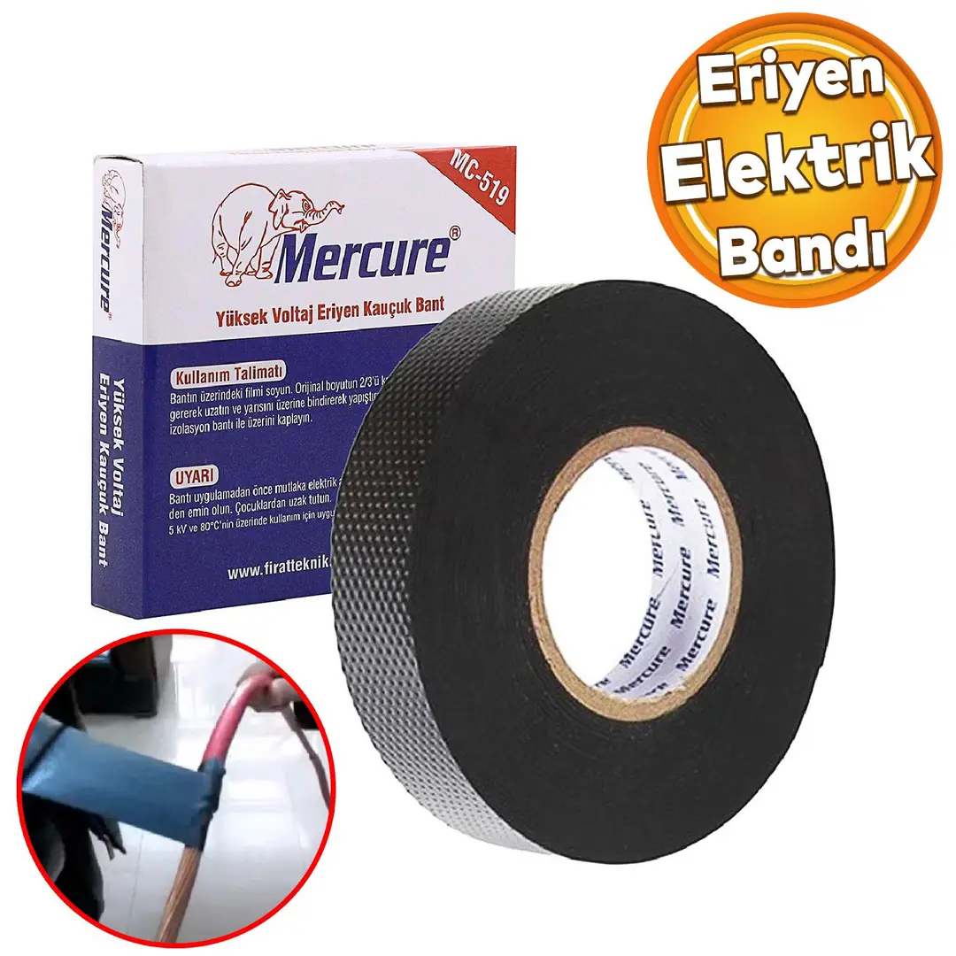 Eriyen Bant Su Altı Kablo Elektrik Elektrikçi Su Yalıtım Sızdırmaz ...