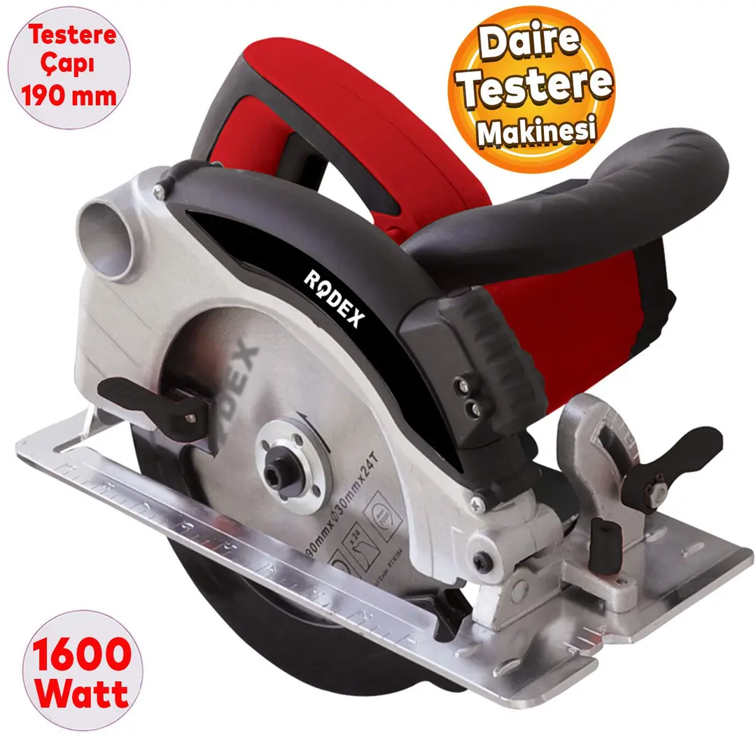 Rodex RDX384 Daire Testere Sunta Kesme Testere Daire Testere 190 mm ...