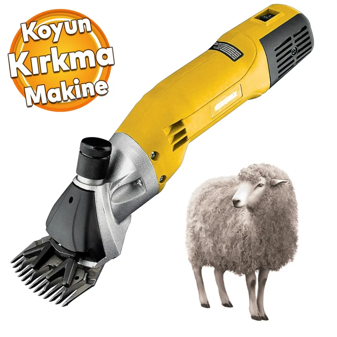 Koyun Keçi Hayvan Yün Yapak Yapağı Kırkma Makinası Metal Kırpma ...