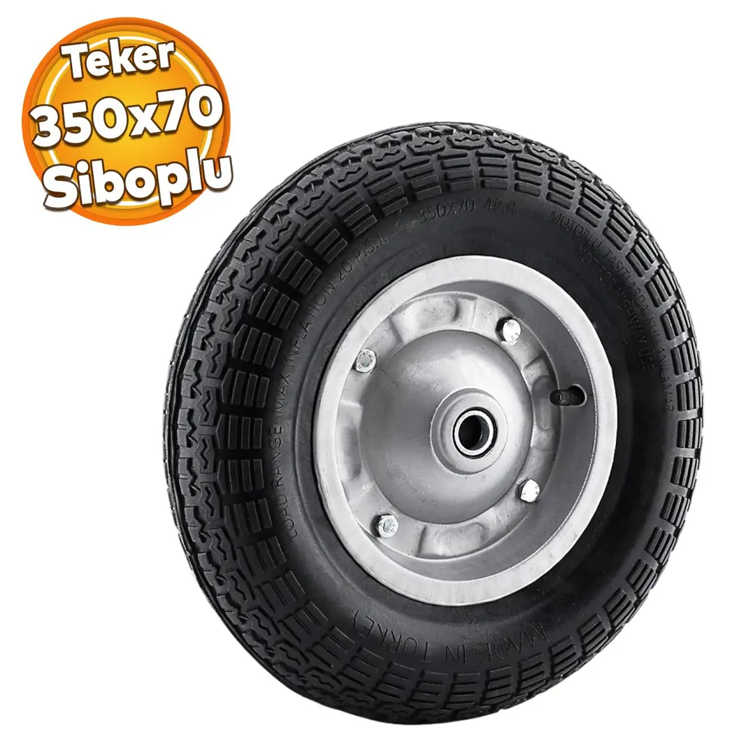 El Arabası Yük Taşıma Tekeri Siboplu Bilyeli Rulmanlı Havalı Dublex ...