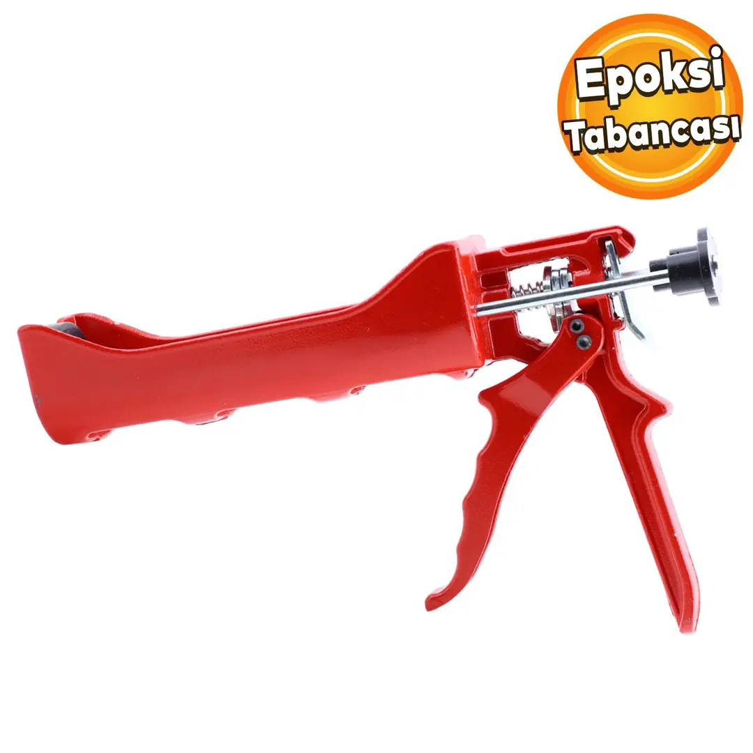 Klasik Epoksi Kimyasal Dübel Tabancası Metal Silikon Tabancası Kırmızı ...