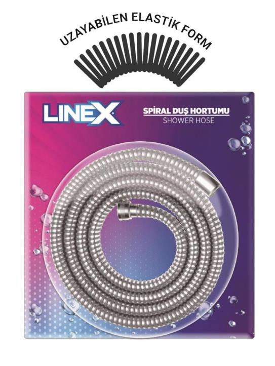 Linex Duş Hortumu Duş Spirali 150 cm- Badem10