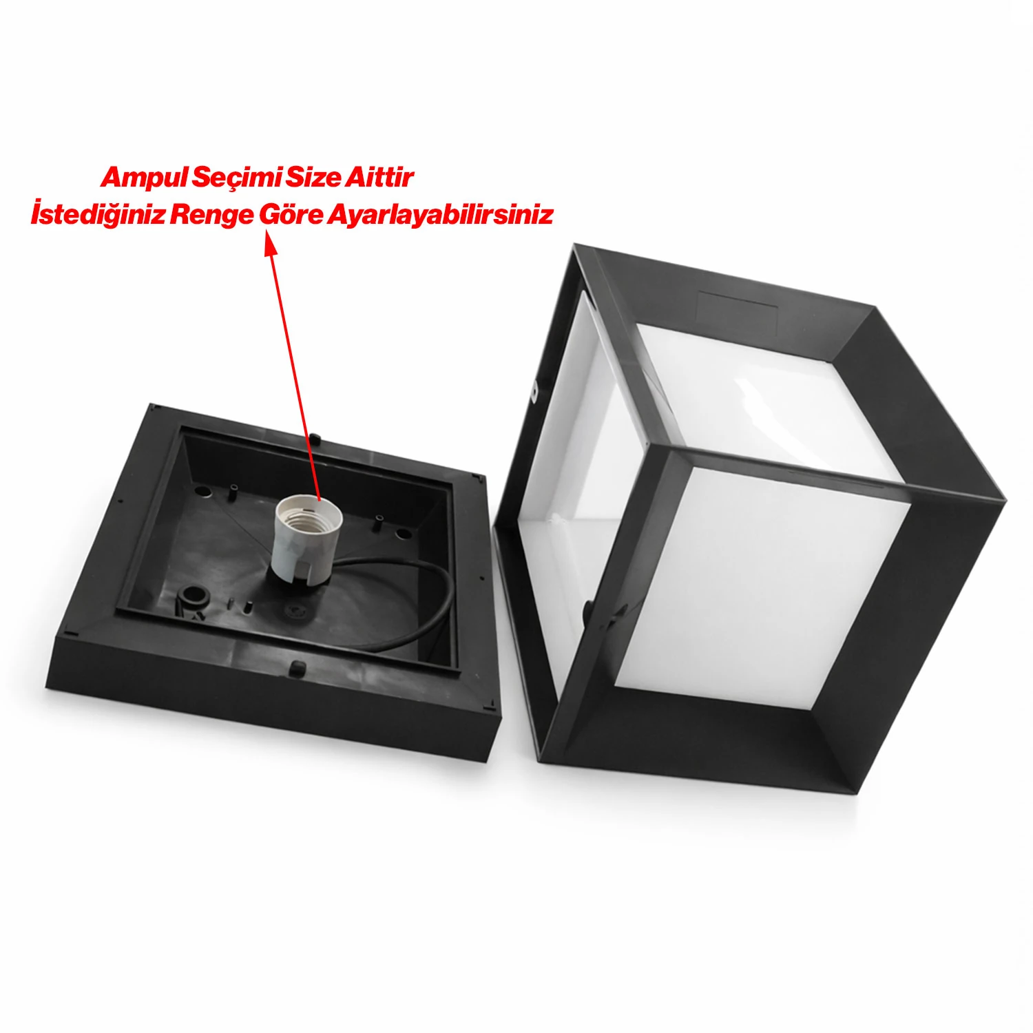 Mega Set Üstü Bahçe Duvar Armatürü Aplik Suya Dayanıklı Dış Mekan ...