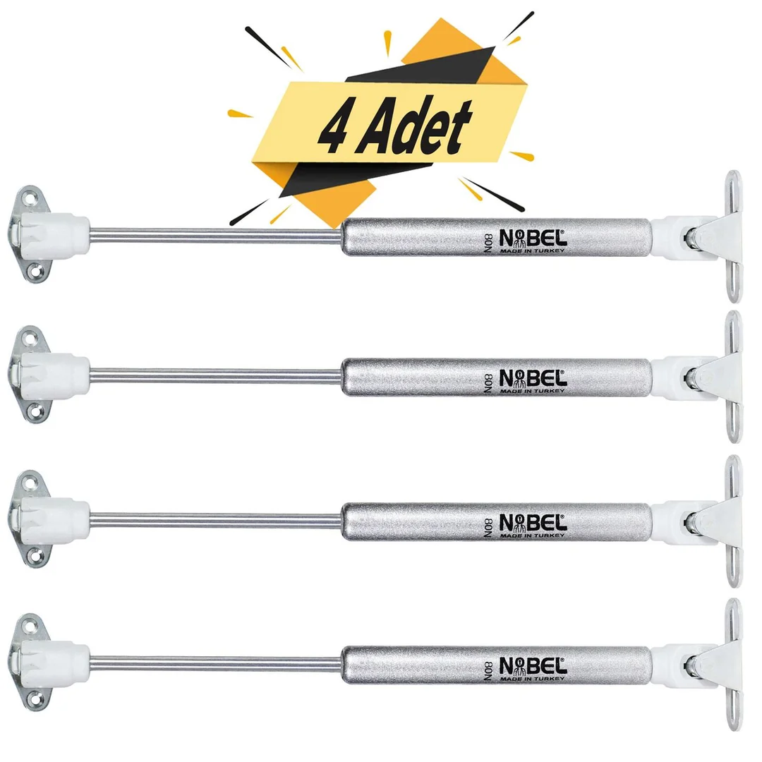 Nobel Dolap Amortisörü Gazlı Piston Kapak Hidroliği (27 cm 80N)- Badem10