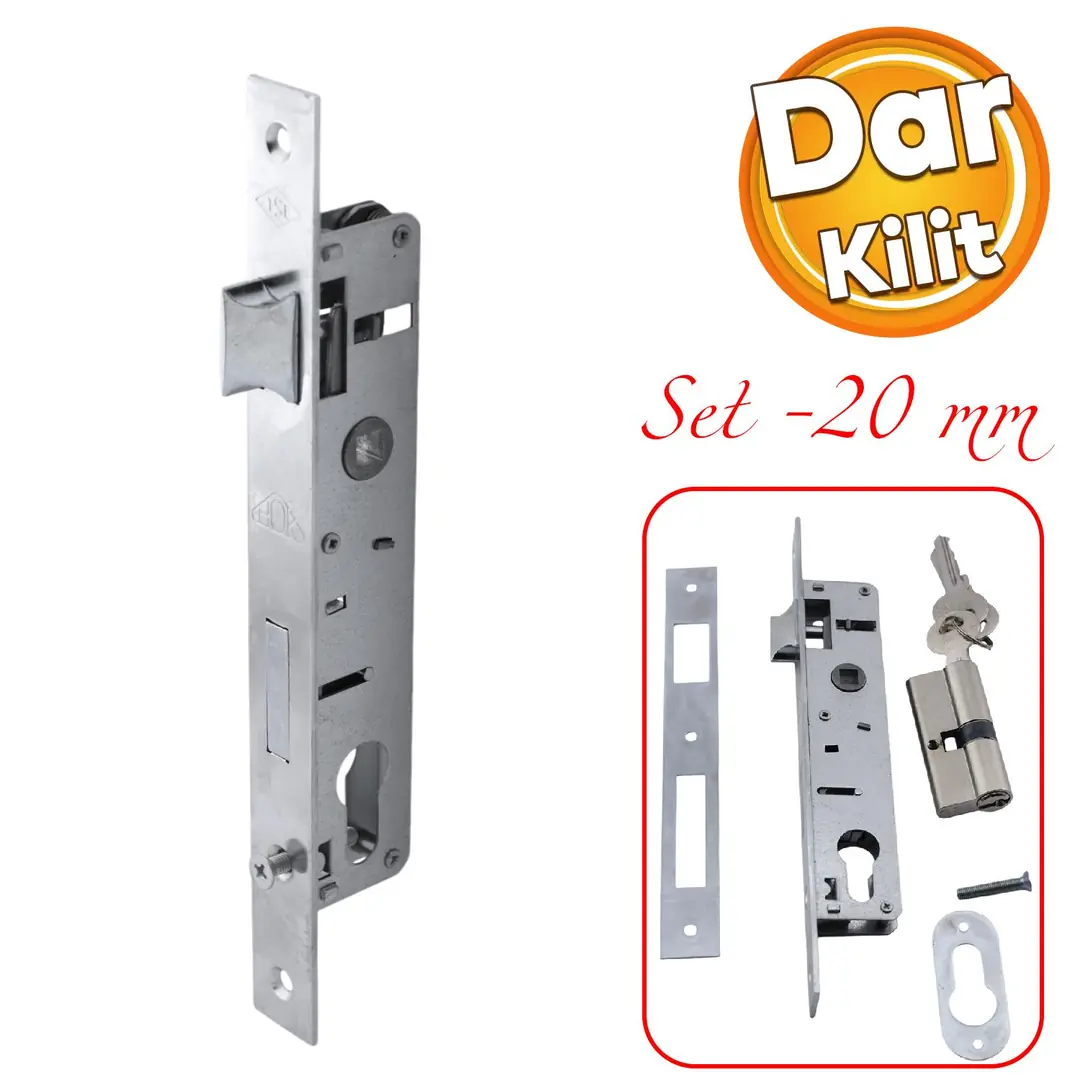 Dar Kilit Standart PVC Ahşap Kapı Gömme Kilit Gövde Kilidi Gövdesi ...