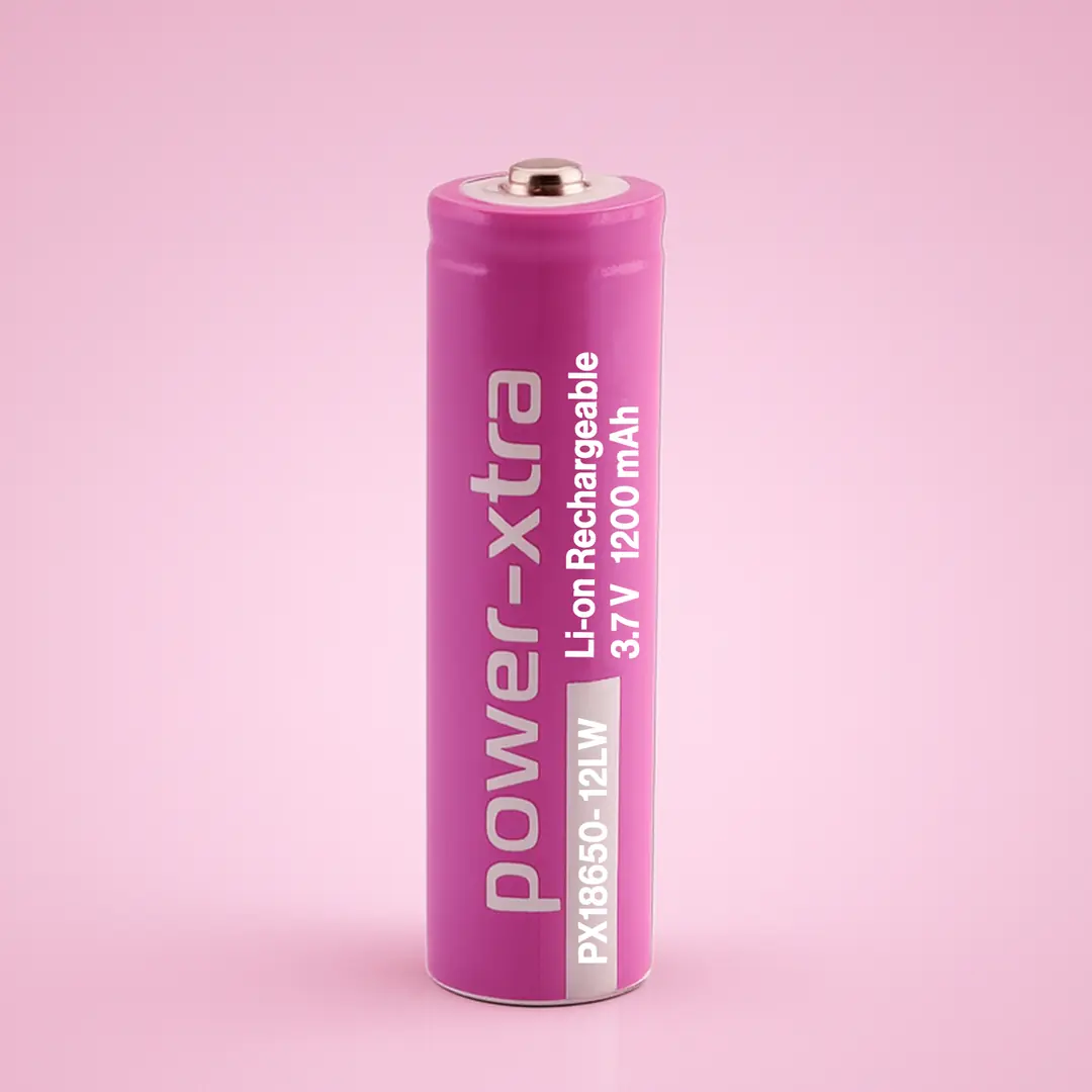 18650 Pembe Renk Şarjlı Batarya Pil 3.7V 1200mAh Li-Ion Uzun Ömürlü ...