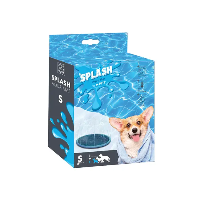 M-PETS Splash Aqua Fıskiyeli Köpek Oyun Havuzu 100cm Small