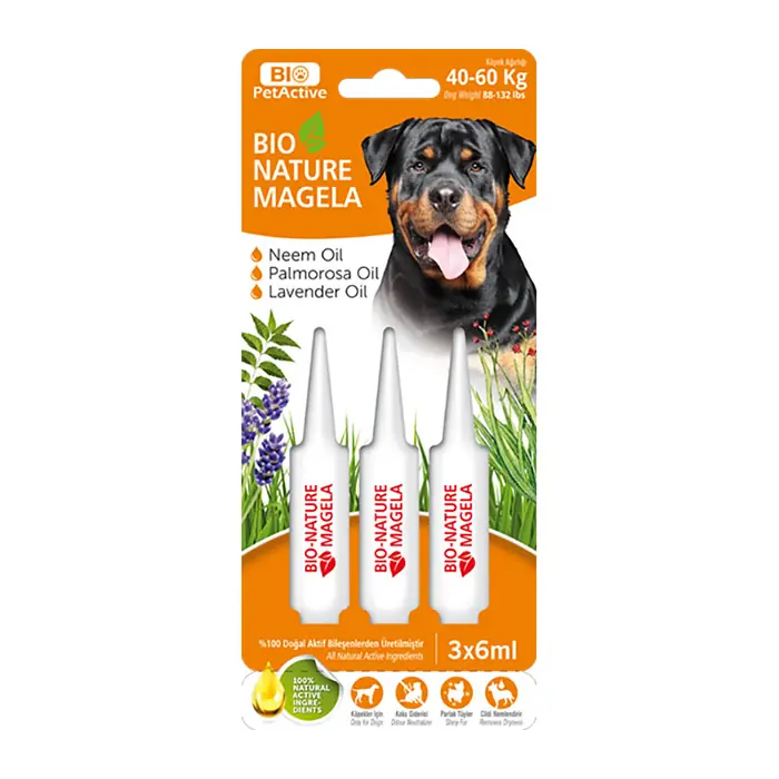 Bio Pet Active Köpek Tüy Ve Deri Bakım Damlası 40-60kg 3x6ml
