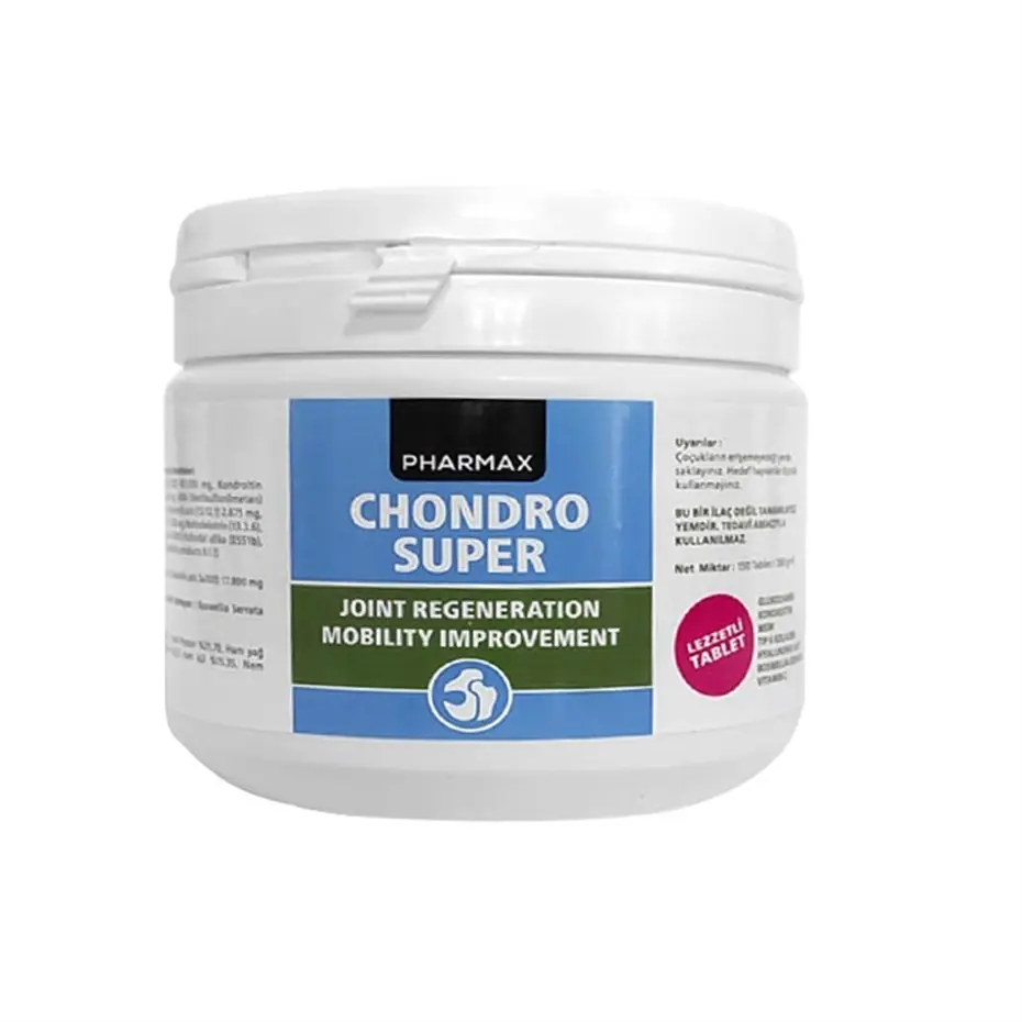 Pharmax Chondro Süper Kas ve İskelet Sağlığı Köpek Vitamini 150 Tb 260gr