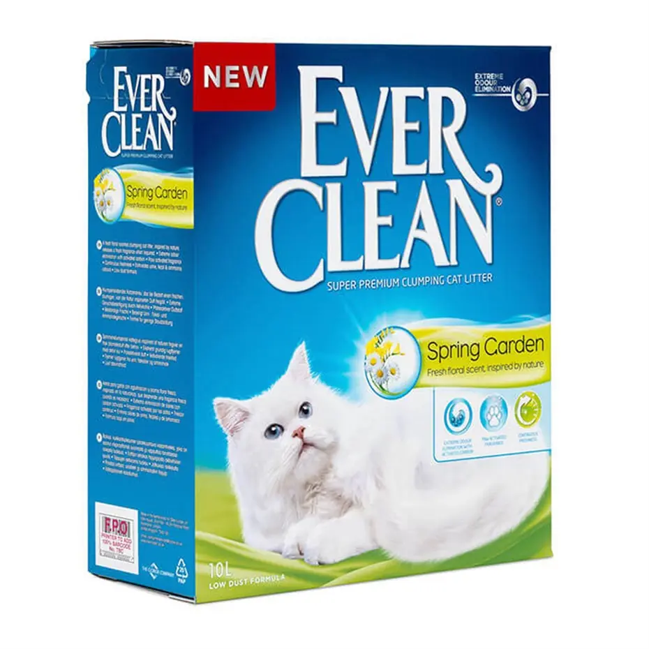 Ever Clean Spring Garden Çiçek Kokulu Topaklaşan Kedi Kumu 10 Lt