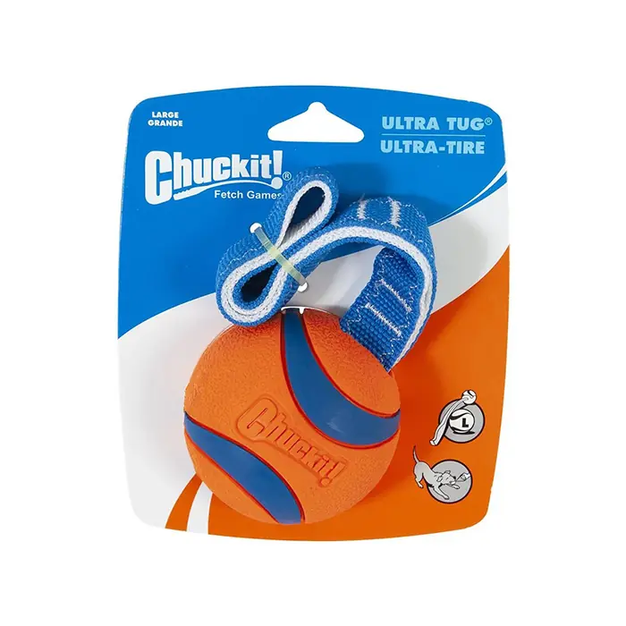 Chuckit! Ultra Duo Tug Dayanıklı Çekiştirme Köpek Oyun Topu Large