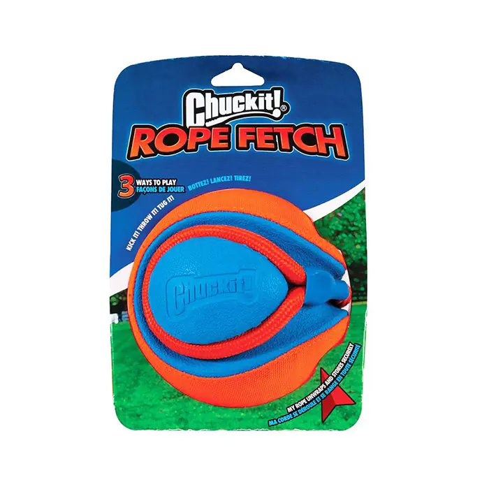 Chuckit! Rope Fetch Üç Farklı Oyun Modlu Köpek Topu